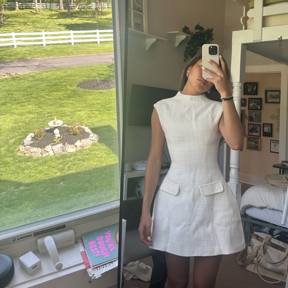 babyboo | Dresses | Baby Boo Elegant White Cap Sleeve Dress | Poshmark